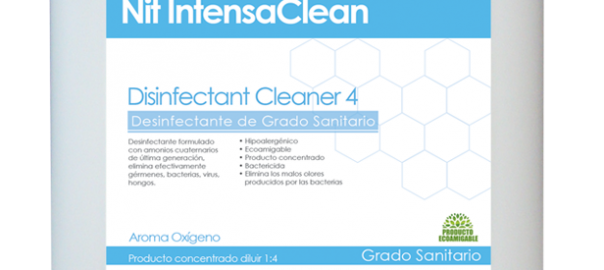 NIT INTENSACLEAN DISINFECTANT CLEANER 4 OXY | Grupo Sur